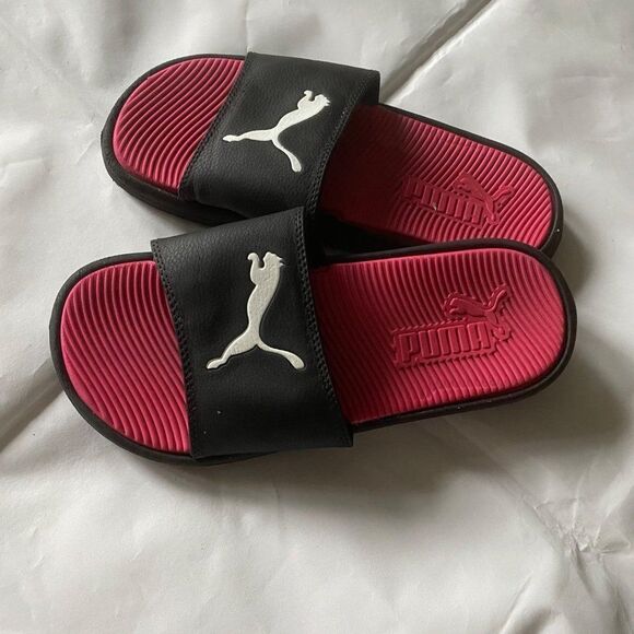 Shoes | Pumagirls Black Slippers Slipons | Poshmark